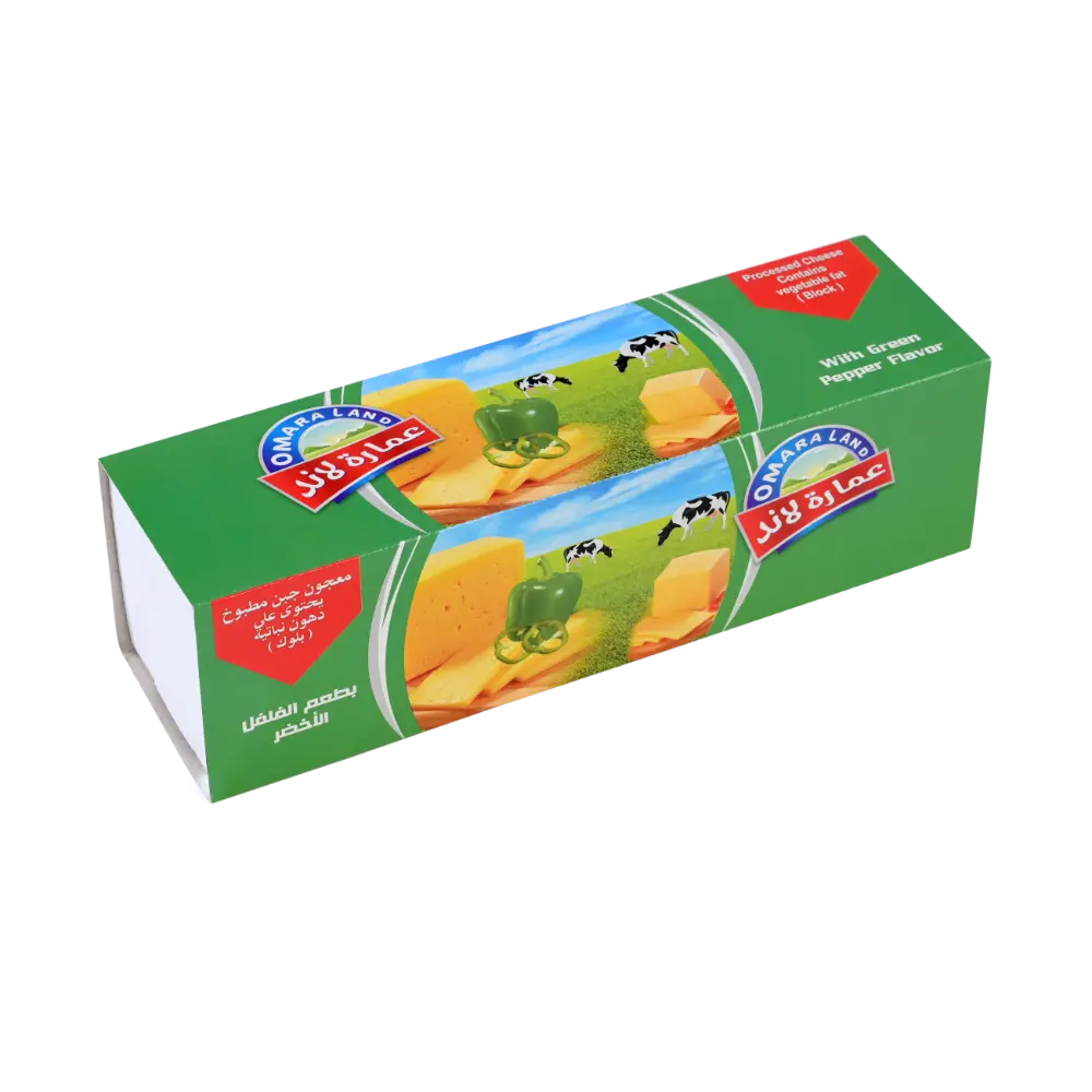 CHEESE WITH GREEN PEPPER FLAVOUR 15 pieces x 900 g - United Company for ...